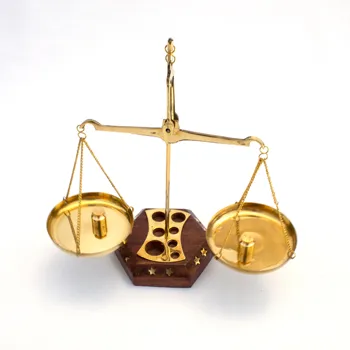 Antique Weight Balancing Scale Showpiece Nautical Decor Gift Small ...