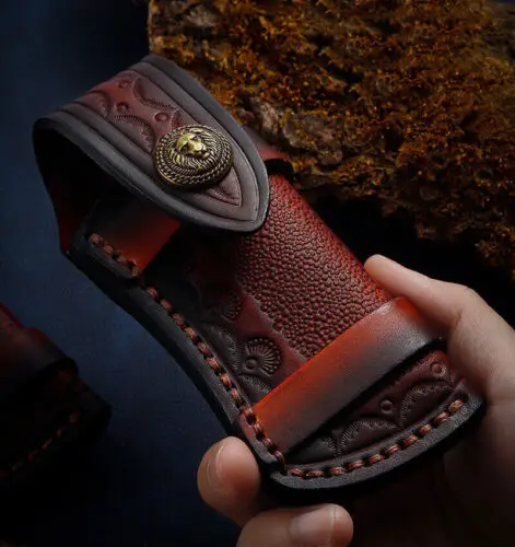 Custom Handmade Pure Leather Sheath Hand Stitched High Quality ...