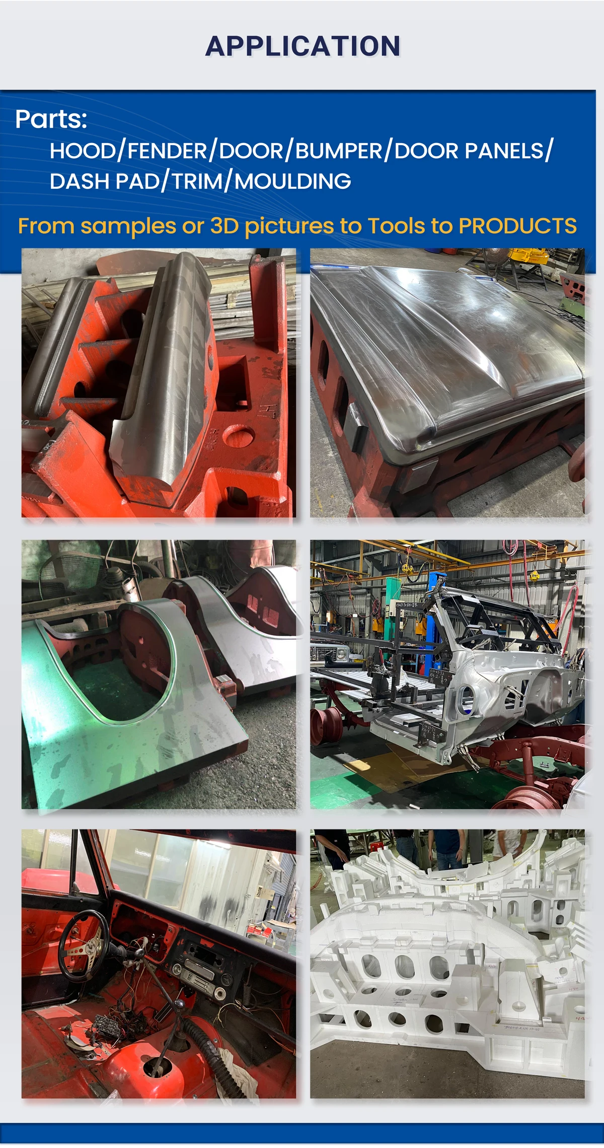 PICKUP/P/U DOOR SHELL 56 LH FOR FORD (TAIWAN CLASSIC AUTO BODY PARTS ...
