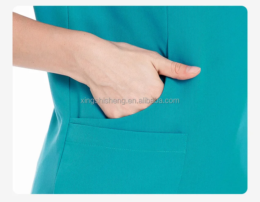 Wholesale White Color Hospital Uniform Medical Scrubs Set Custom Women ...