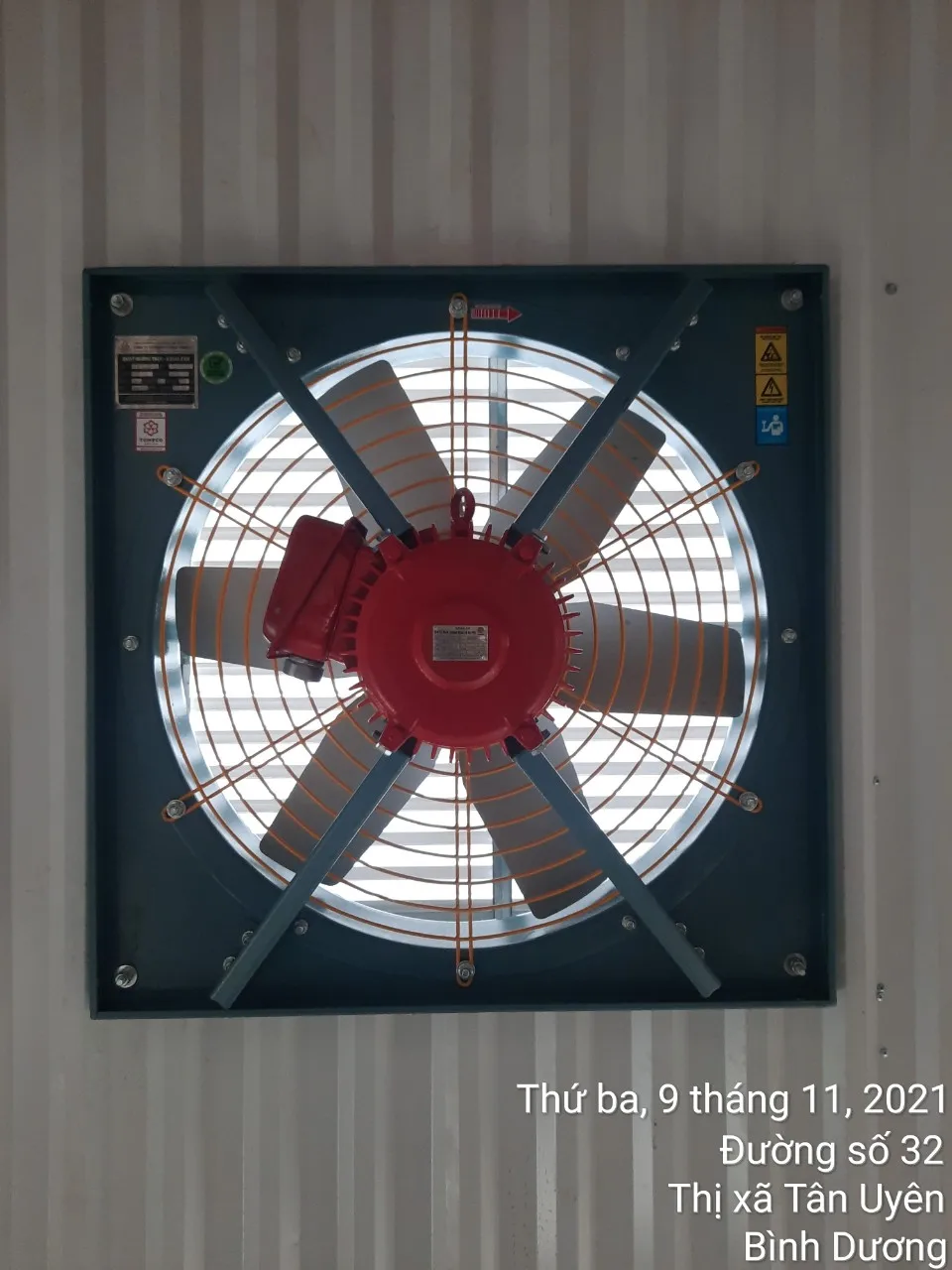 Axial-flow Wall Fan Ventilation Fans For Storage Warehouses,Utility ...