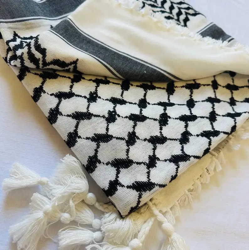Customized Shemagh - Arab Keffiyeh Original Palestine Scarf