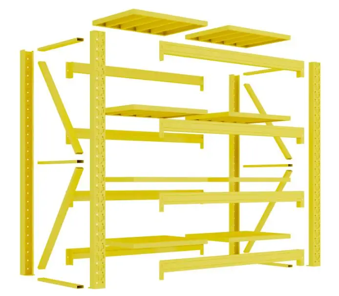 Morgie Custom Heavy Duty Shelving 300 Kg Layer Garage Black 4 Tier ...