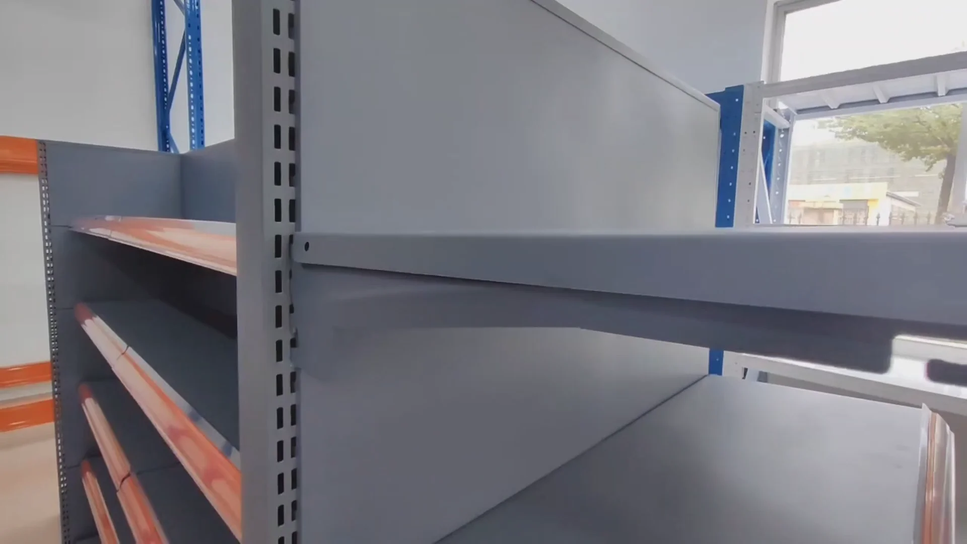 Grocery Store Shelving Pegboard Hook Supermarket Shelf Steel Display ...