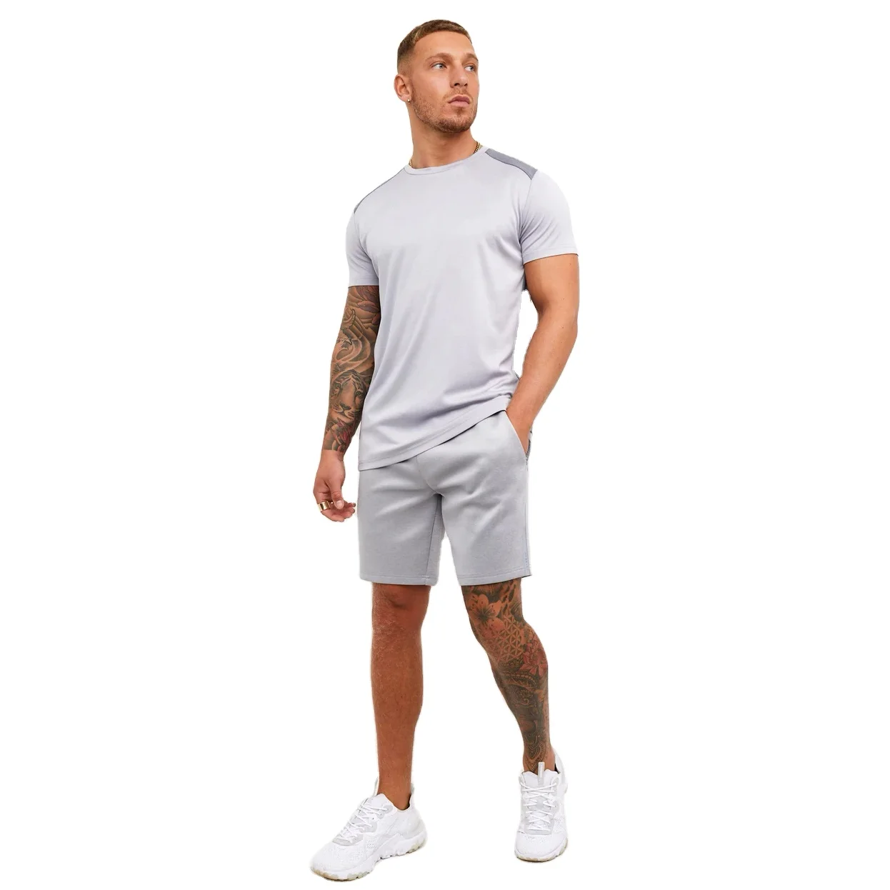 Luxury Beach Wear Suit Hawaiian Men Two Piece Short Sets Plus Size Men ...