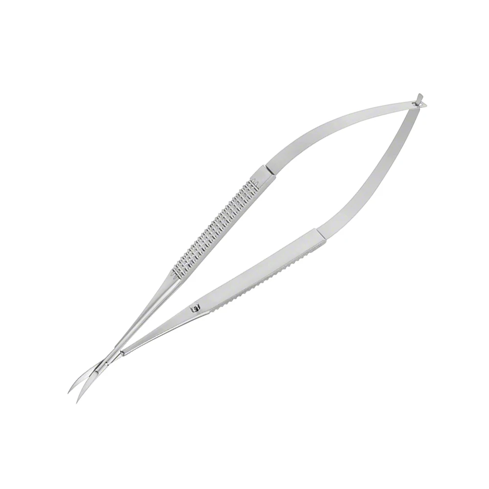 Stainless Steel Scissor Spring Action Scissor 4.5" Dall Finish Curved ...