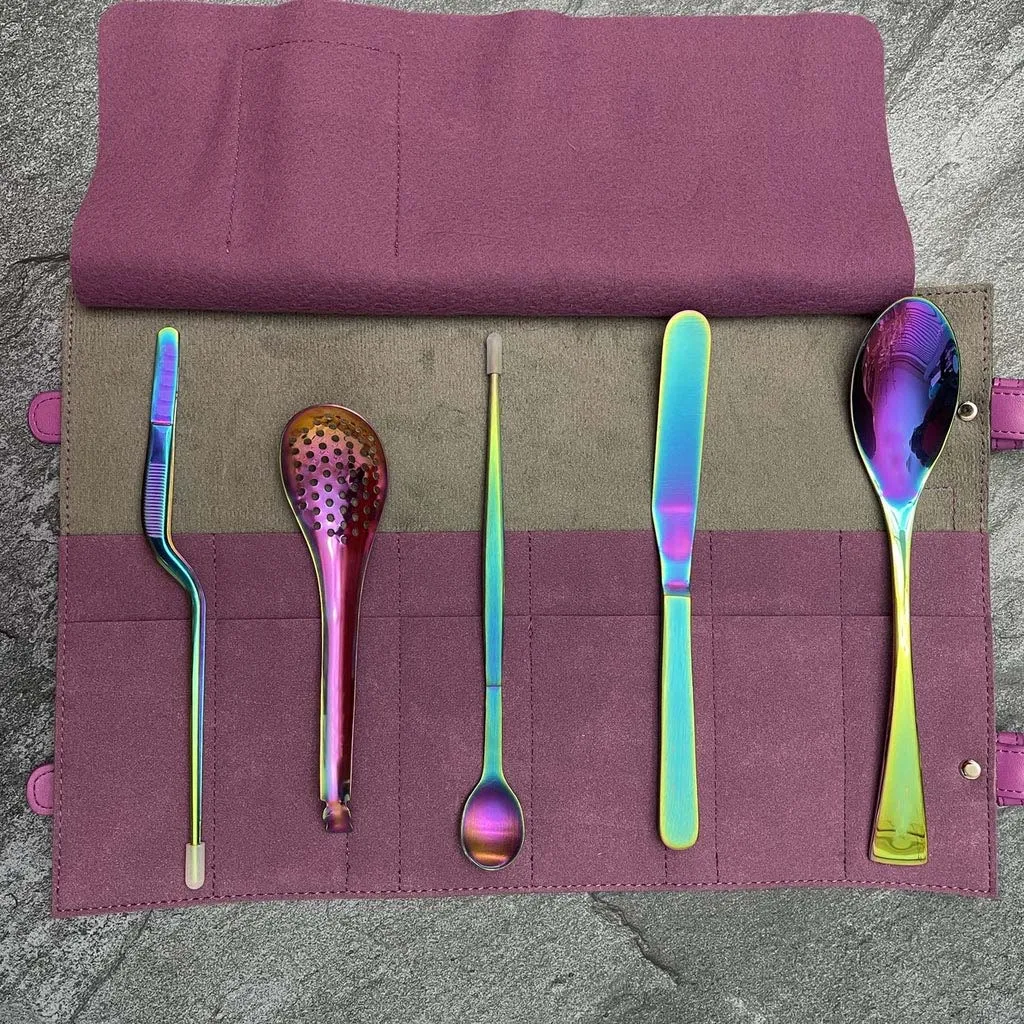Professional Chef Quenelle Rocher Ice Cream Spoon Spatula Tweezers Kit ...