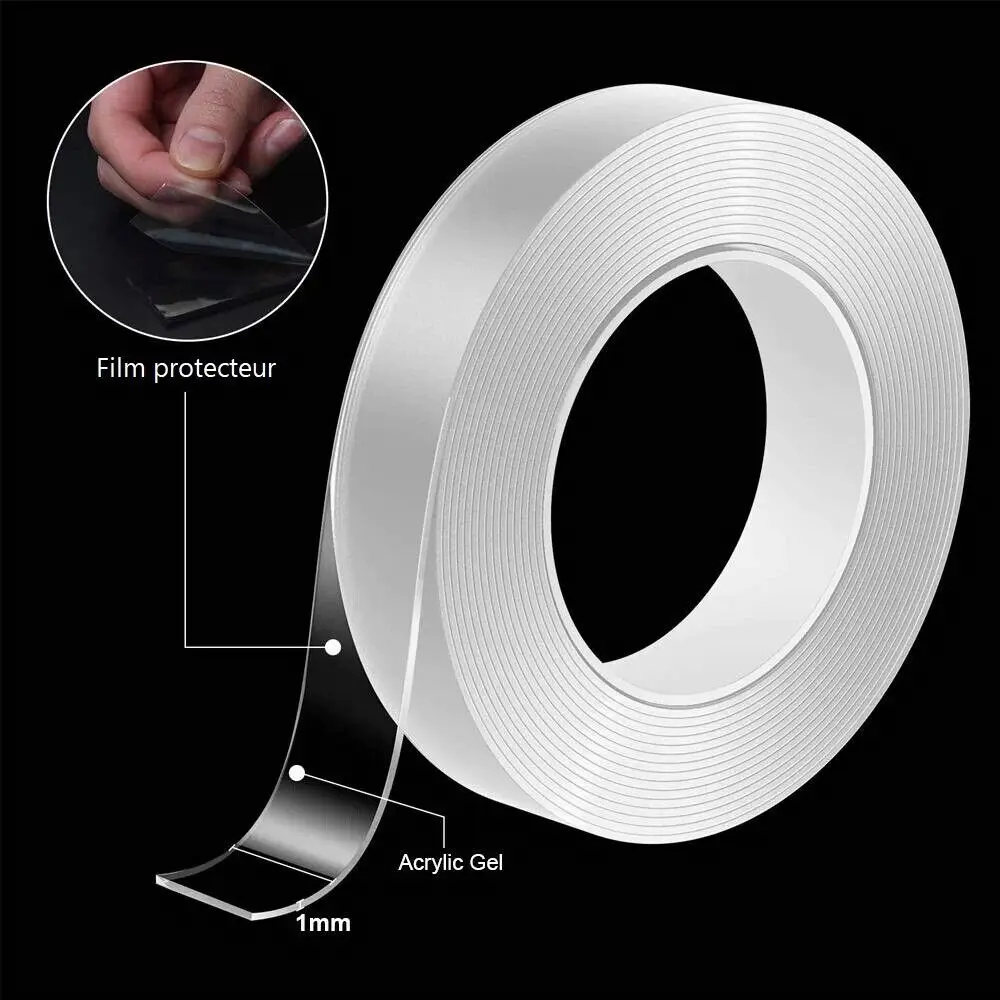 Custom Clear Multipurpose Nano Double Sided Tape Bubble Kit Waterproof ...