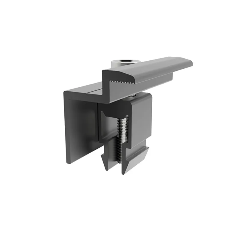 Quick Mount Universal Solar Pv Mid Clamp For 40x40 Rail Profiles - Buy ...