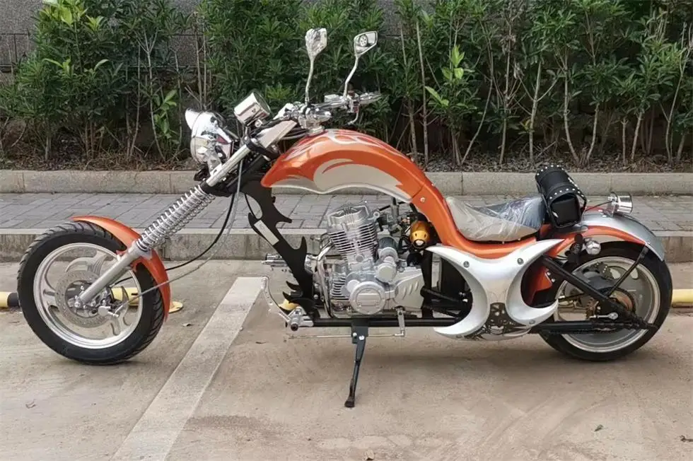 250cc Gasoline Chopper Motorcycles High Speed Adult - Buy 250cc Gas ...