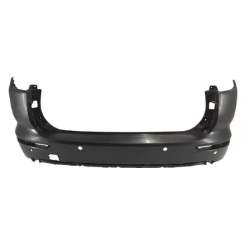 Rear Primed Bumper Cover With 4 Park Assist Sensor Holes For Mitsubishi ...