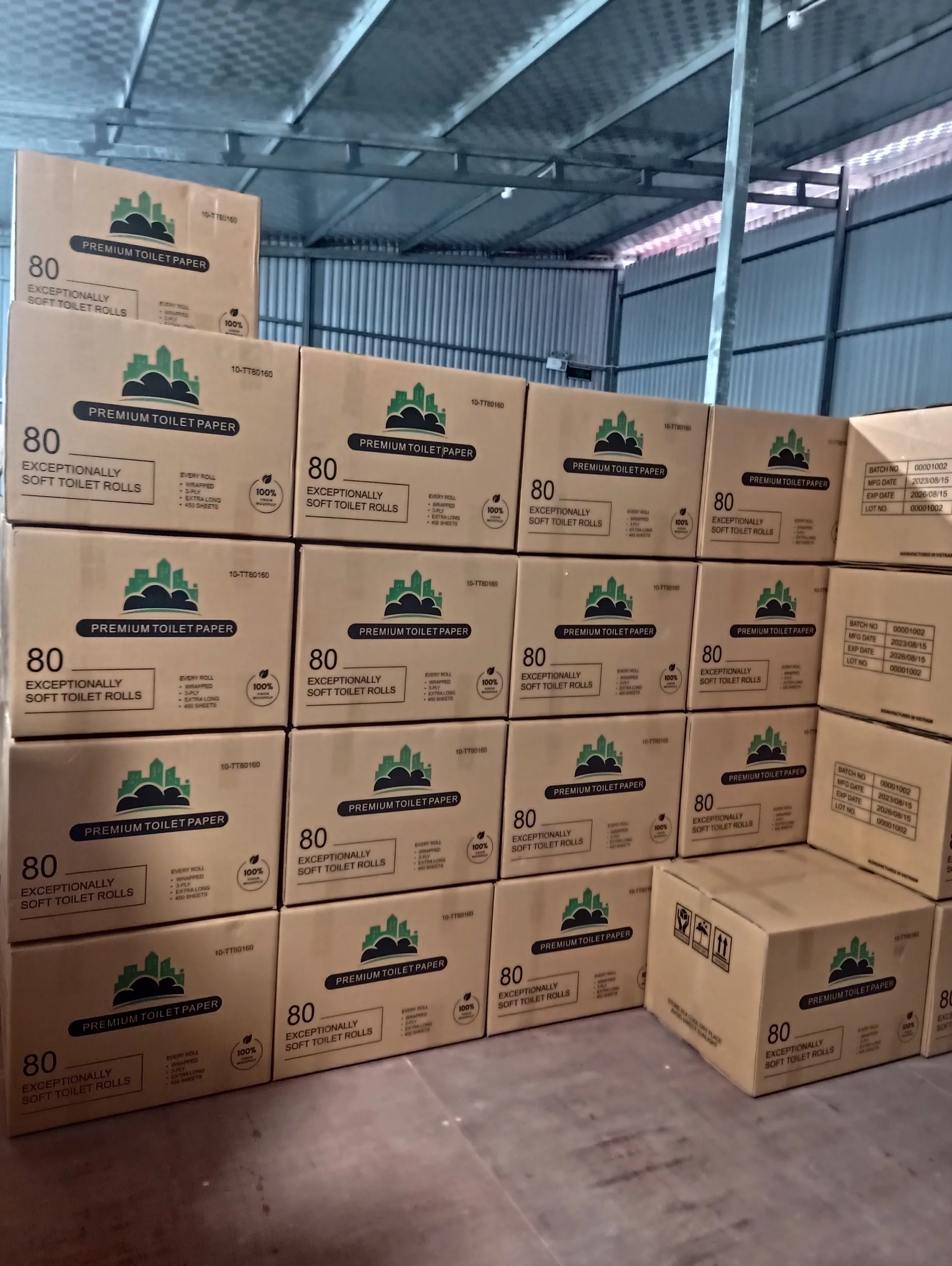 Toilet Tissue Saty Individually Wrapped Rolls 48/80/96 Rolls Made In ...