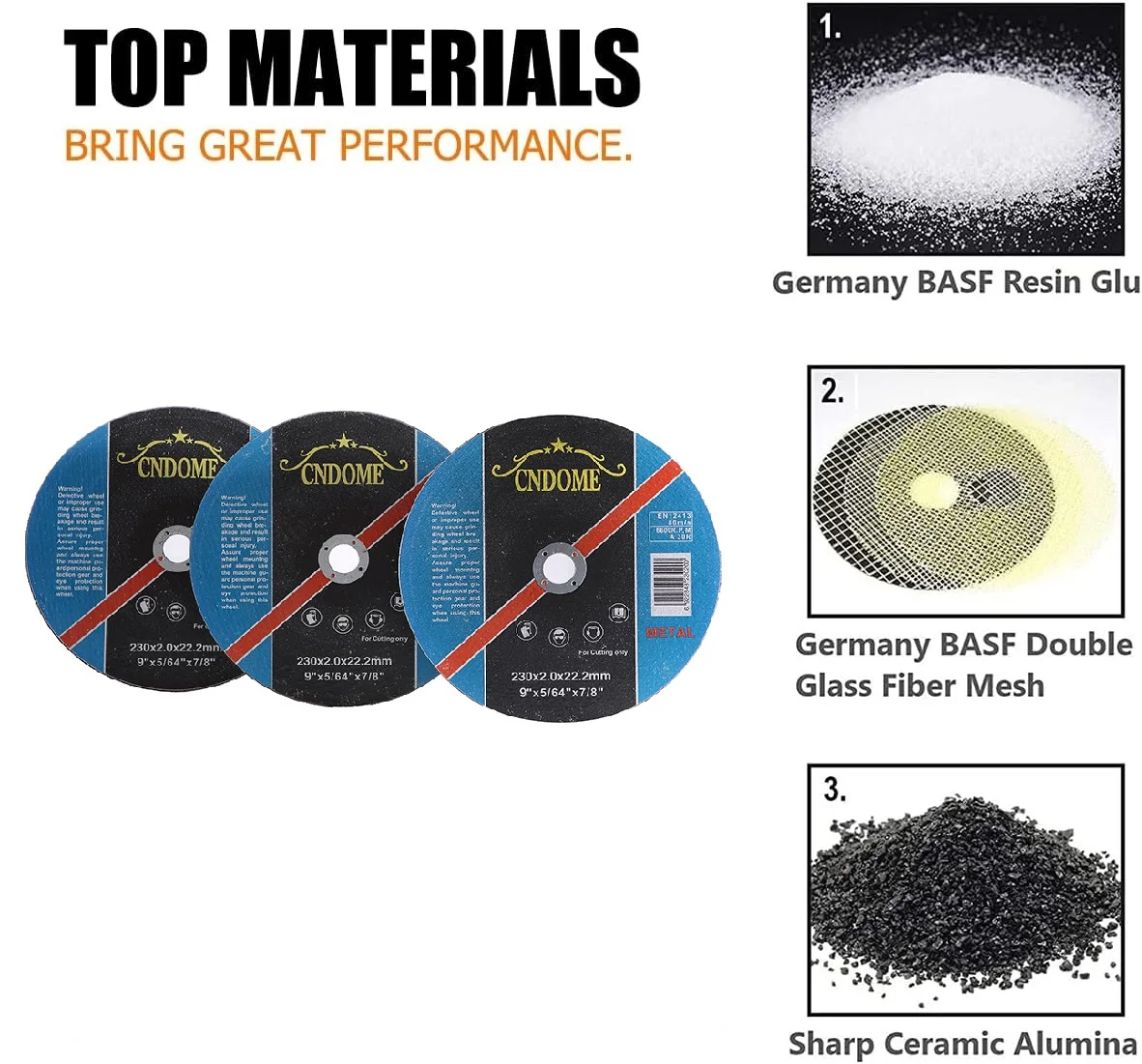 Hot Sale 9 Inch 230mm Metal Gem Concrete Granite Cutting Disc Cut Of ...