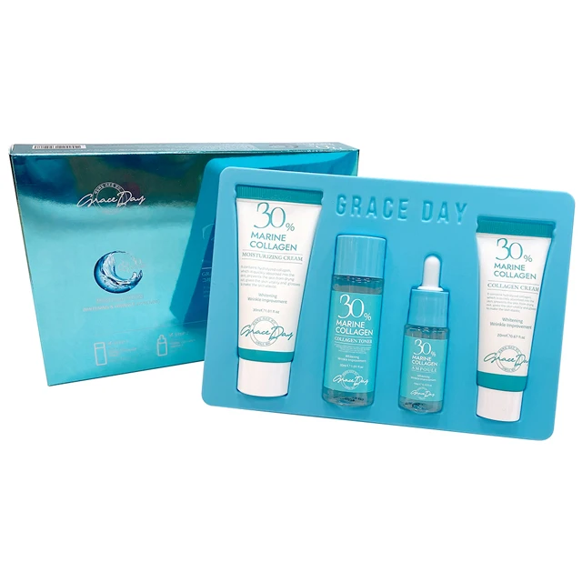 Marine Collagen Kit Korean Beauty Products Skin Body Care Foam Cleanser ...