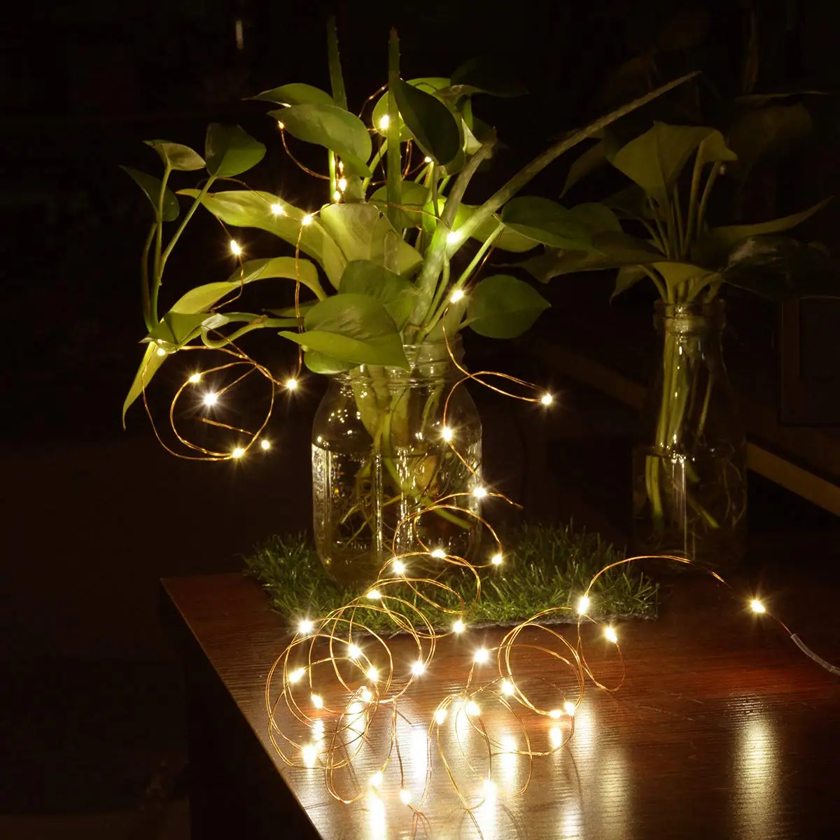 Hot Sale 10 Meter 100 Led 3aa Battery Operated Copper Wire Warm White ...