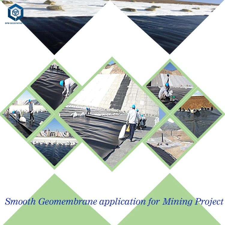 Heavy Duty Geomembrana Hdpe Plastic Rolls For Mining Project In Ecuador - Buy Heavy Duty ...
