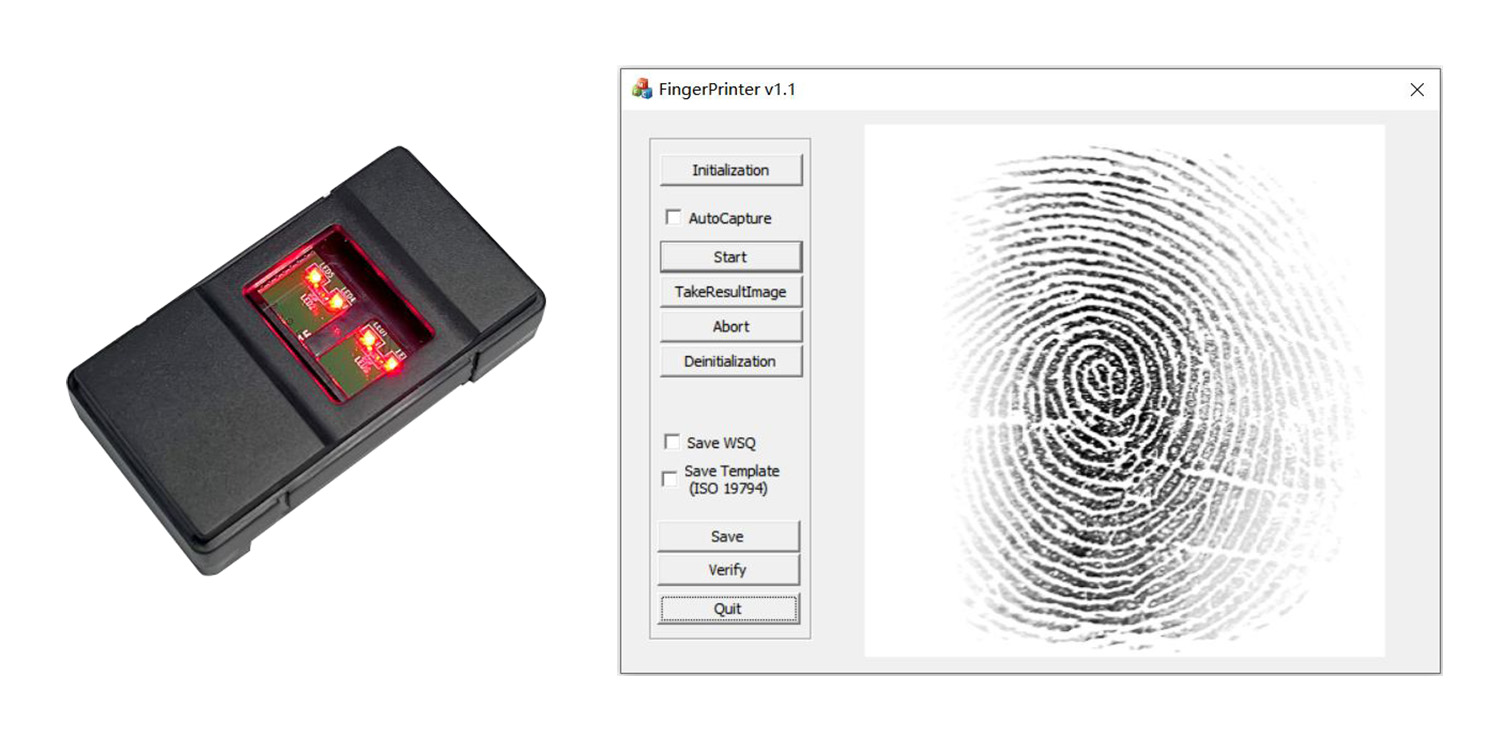 MTTEK MDFR200 - Advanced Fingerprint Scanner Module