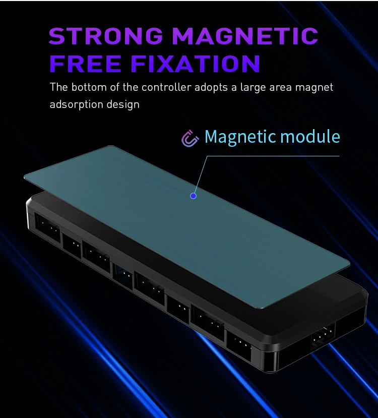 Wireless Remote Controlled Rgb Pwm Hub With 5v 3-pin Argb Sync For ...