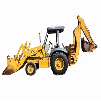Second Hand 4x4 Case Backhoe Loader With Cab Pilot Controls Auxiliary ...