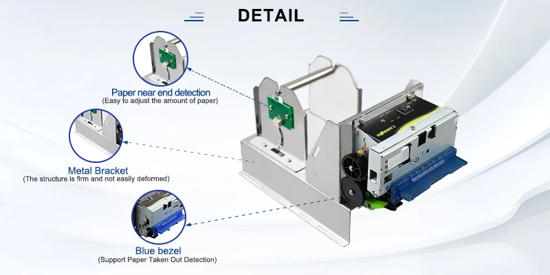 80mm Auto Cutter Kiosk Embedded Receipt Printer Module Thermal Pos ...