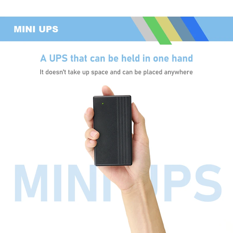 Mini UPS Battery Backup - Reliable Power for Router & Modem