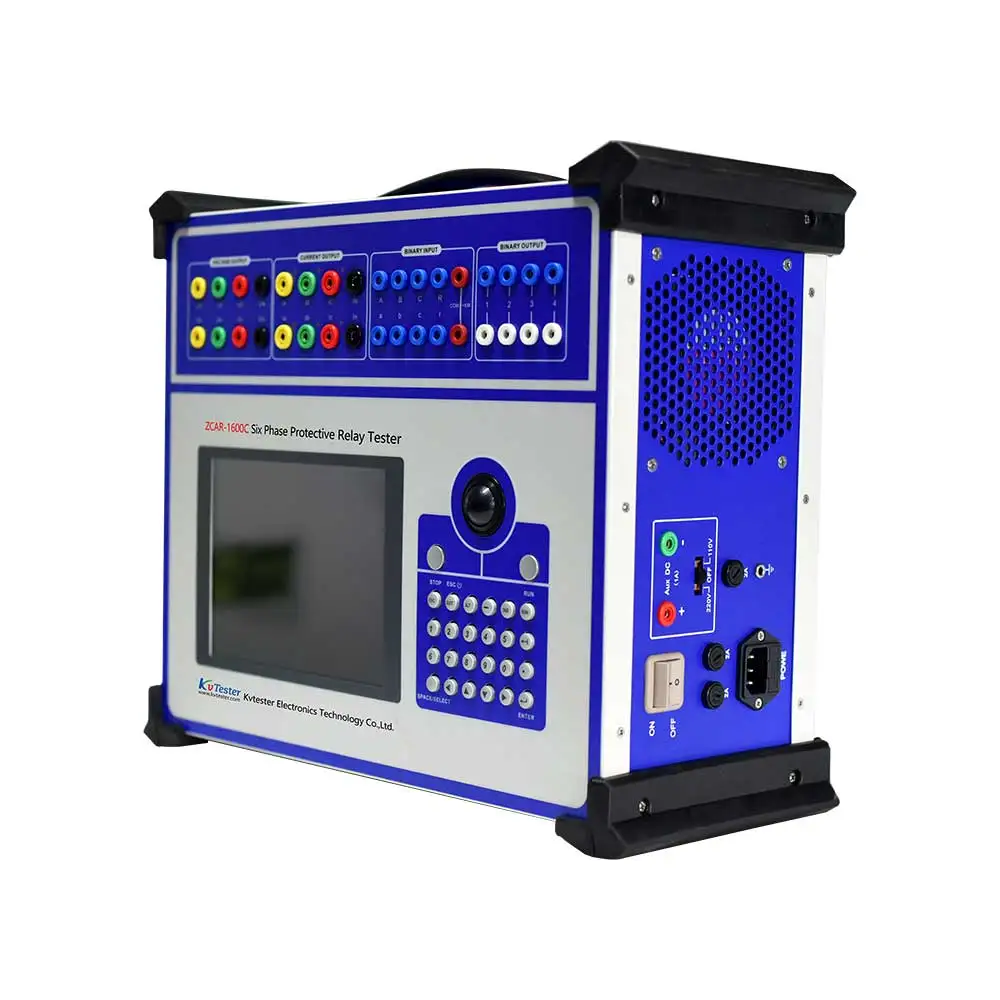 120V 60HZ Six Phase Relay protection Tester Secondary Current Injection ...