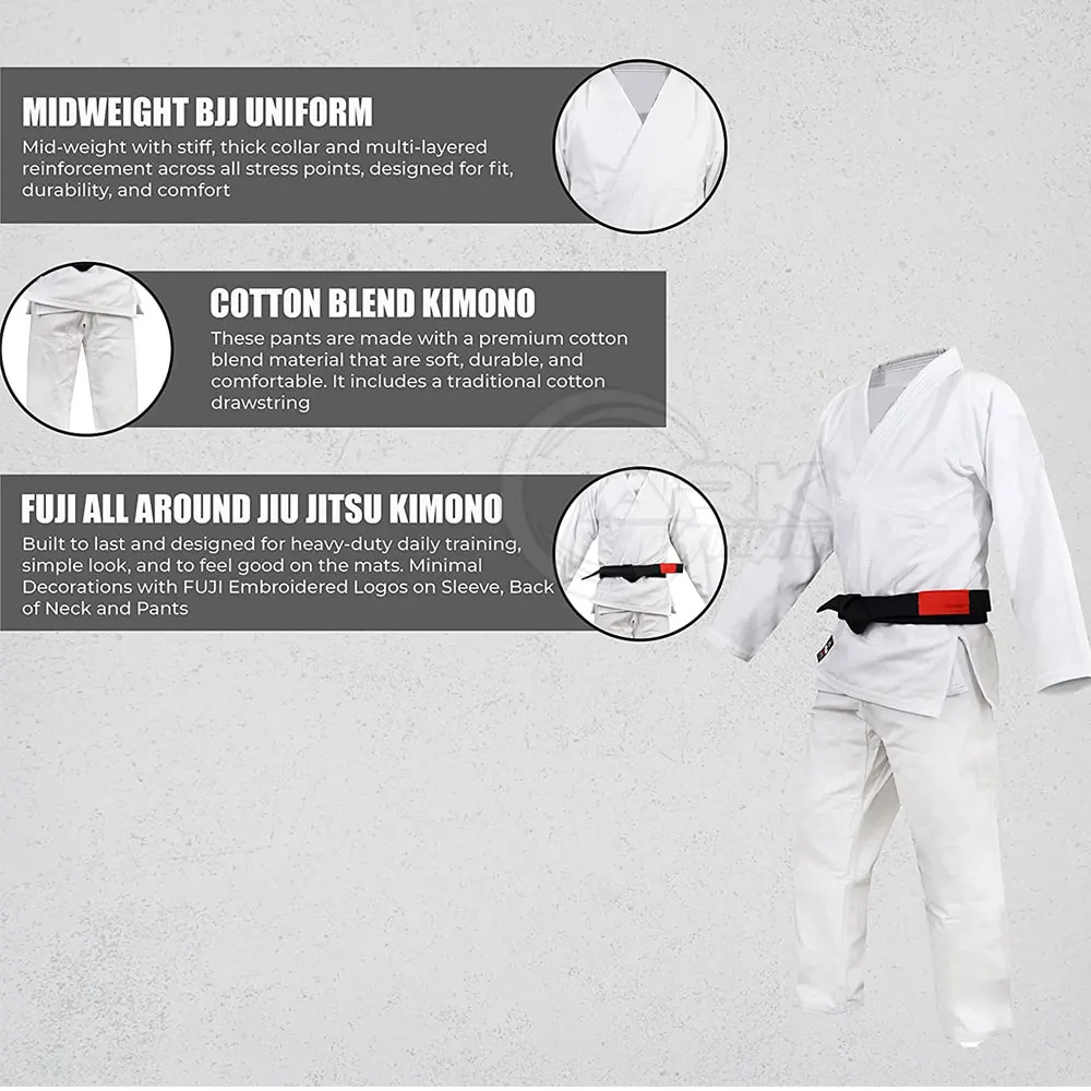 Customized Judo Uniform Set 2024 Best Style Team Wear Judo Uniform Set Quick Dry Judo Uniform ...