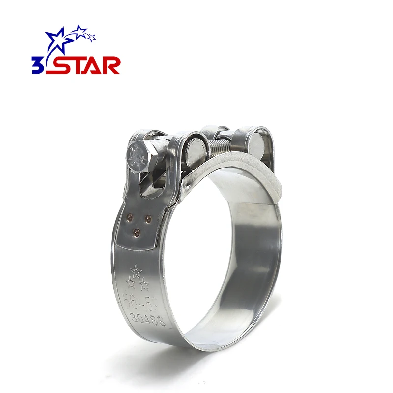 44-47mm Heavy Duty Tube Clamp Automotive Ss Clamp Single Bolt Head ...