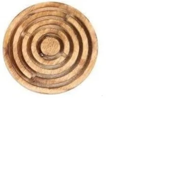 Wooden Circular Labyrinth Maze Puzzle Board Game Wooden Chartres ...