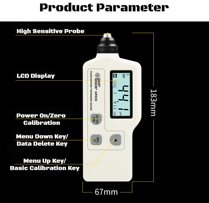 AR930 Film Coating Thickness Gauge Price in BD - Safestallbd