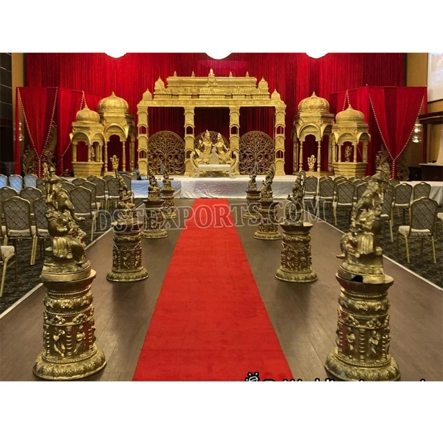 South Indian Marriage Shiva Parvati Manavarai Stage Tamil Wedding ...