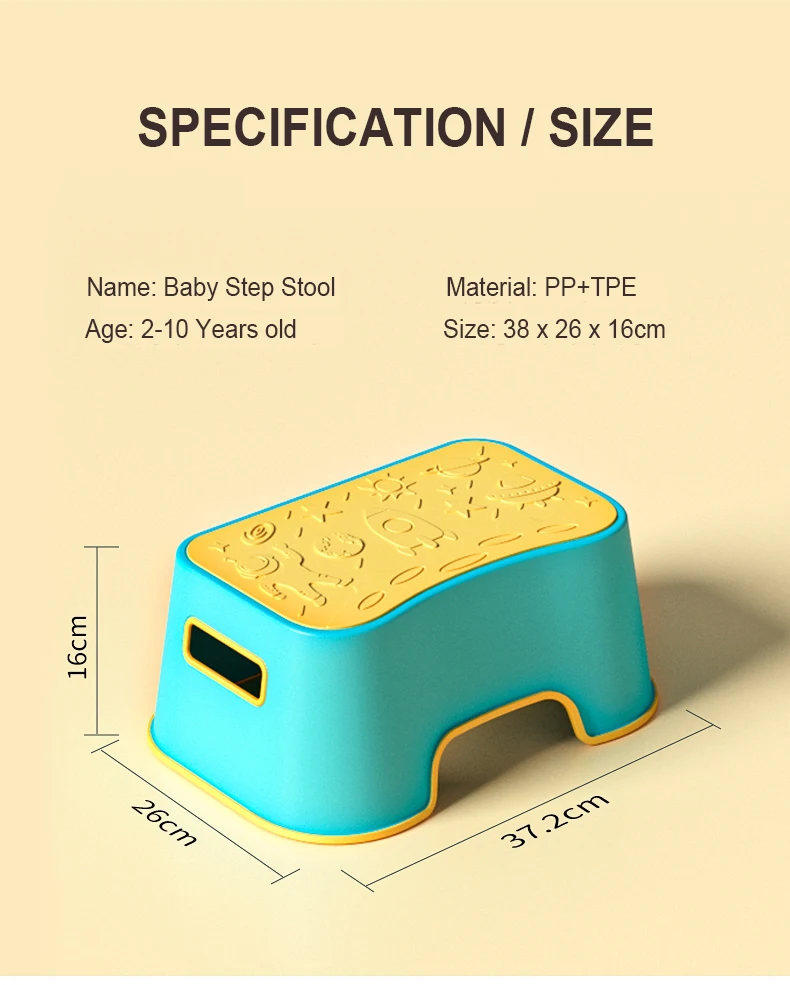 One Stepping Toddler Toliet Trainer Safety Guard Baby Step Stool ...