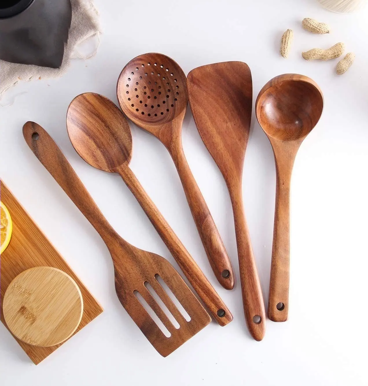 Versatile Houseware Kitchenware Wood Kitchen Tools Reusable Cooking ...