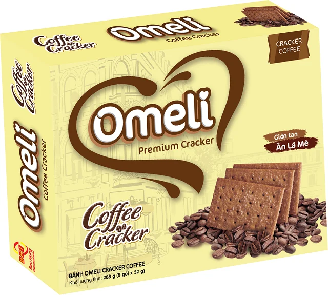 Premium High Quality Delicious Thin Cracker Coffee Flavour Crispy ...