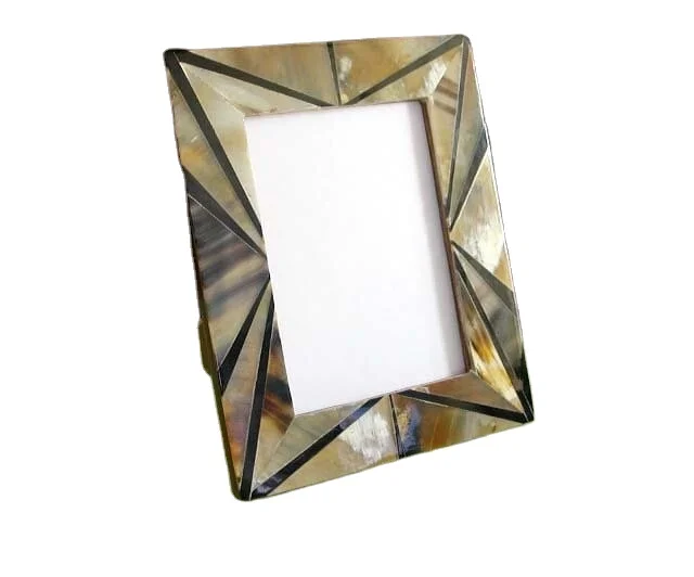Wooden Real Horn Photo Frame High Quality Handmade Mdf Resin Photo ...