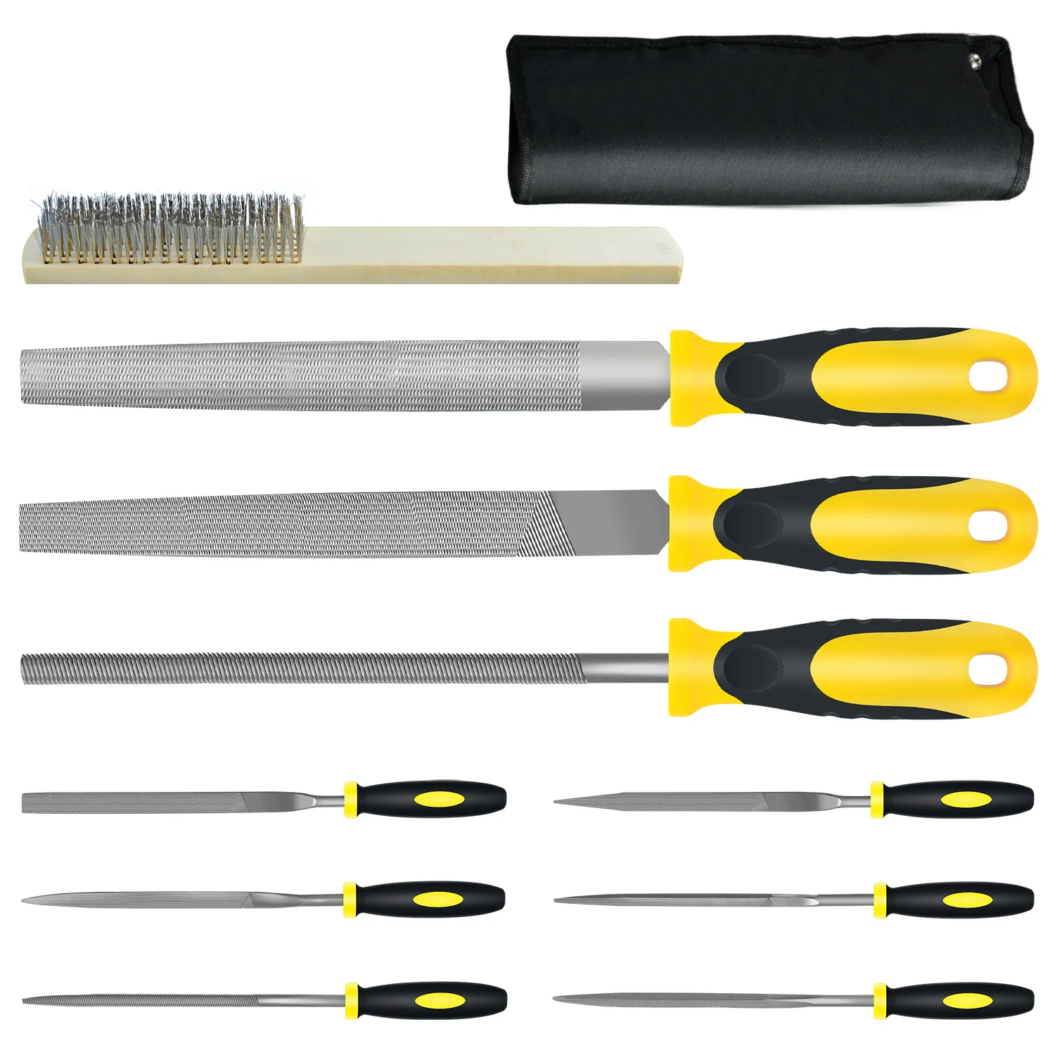 Small Hand Metal File Set, 6.3in, 5pcs, Strength Alloy Steel Needle ...