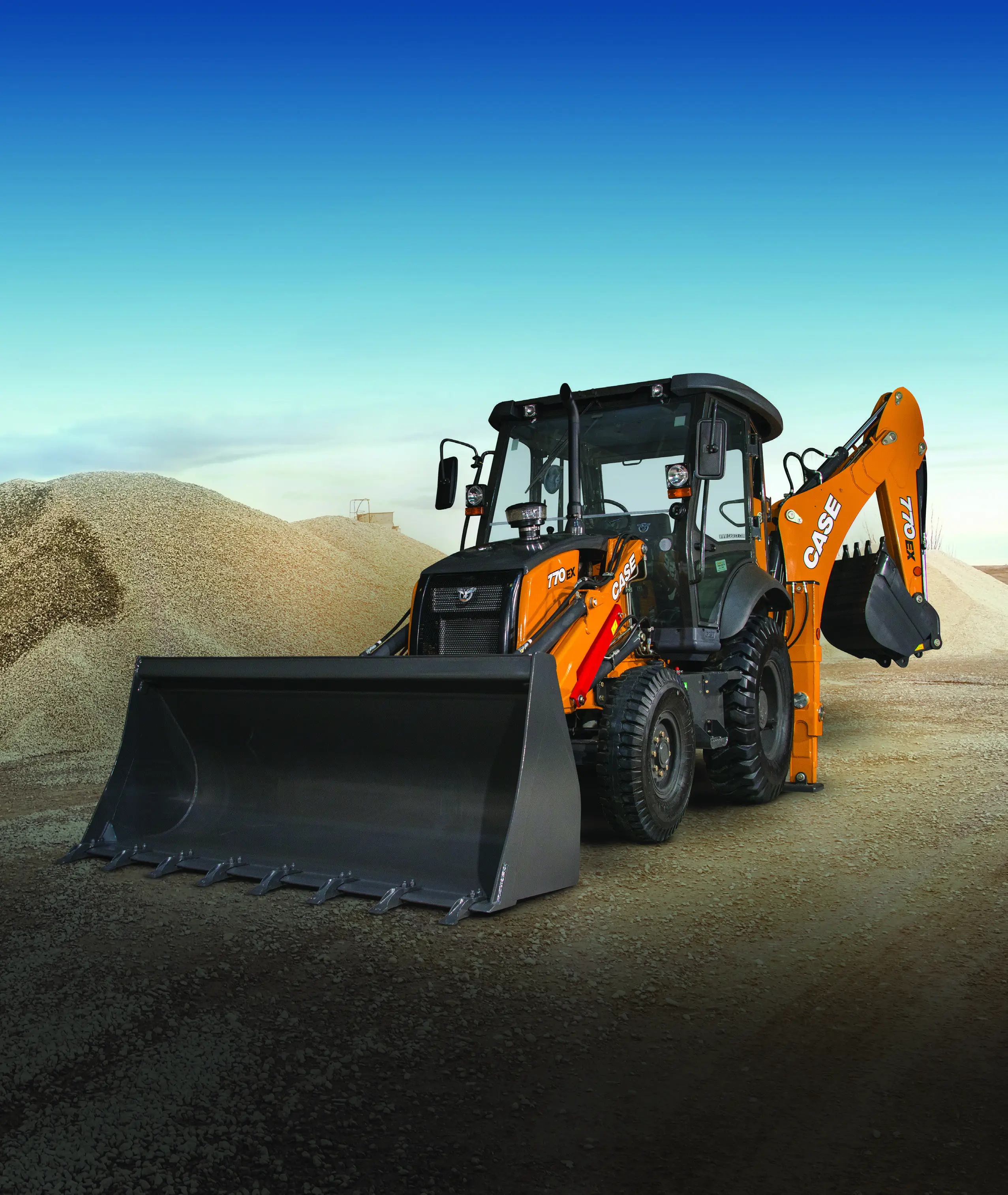 Heavy Duty Customized Long Power Engine Backhoe Loader For Construction ...