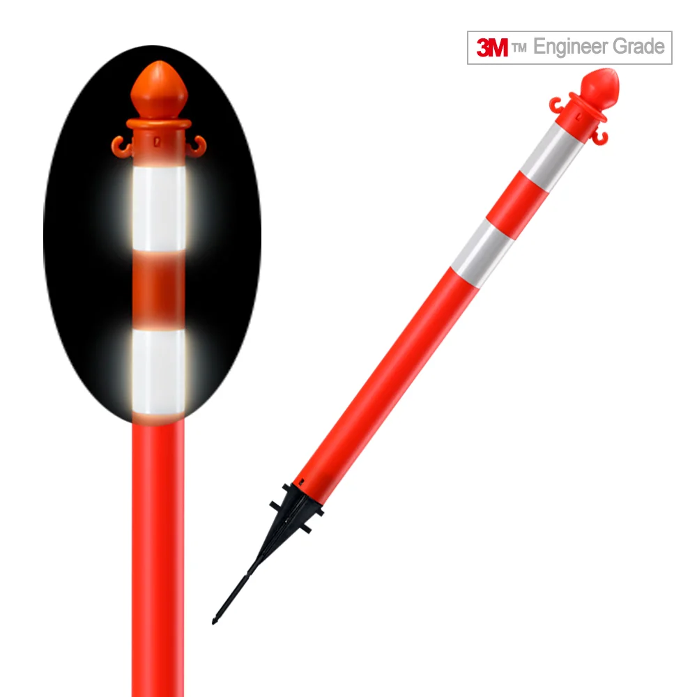 Parking Lot Construction Site Safety Activity Plastic Reflective ...