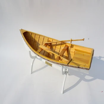 Rowing Boat Model - Clinker Hull Handmade Wooden Row Boat Model ...