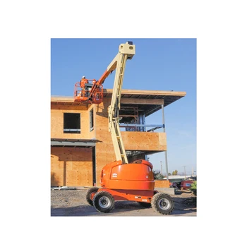 Mobile Towable Boom Lift Cherry Picker Boom Spider Lift 18m 20m For ...