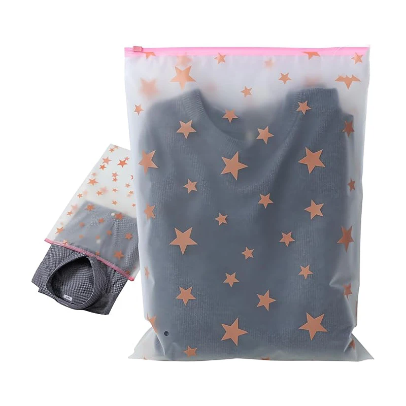 Custom Printed Clothing Zipper Packaging Plastic Bag Biodegradable ...