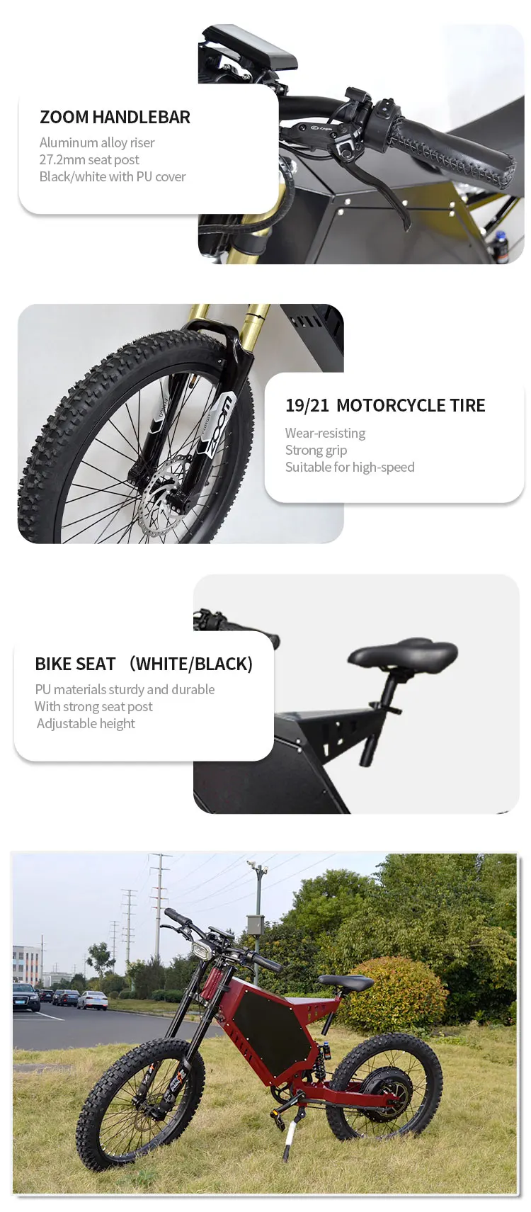 72v 8000w Ebike Most Powerful High Speed Electric Dirt Bike Electric ...