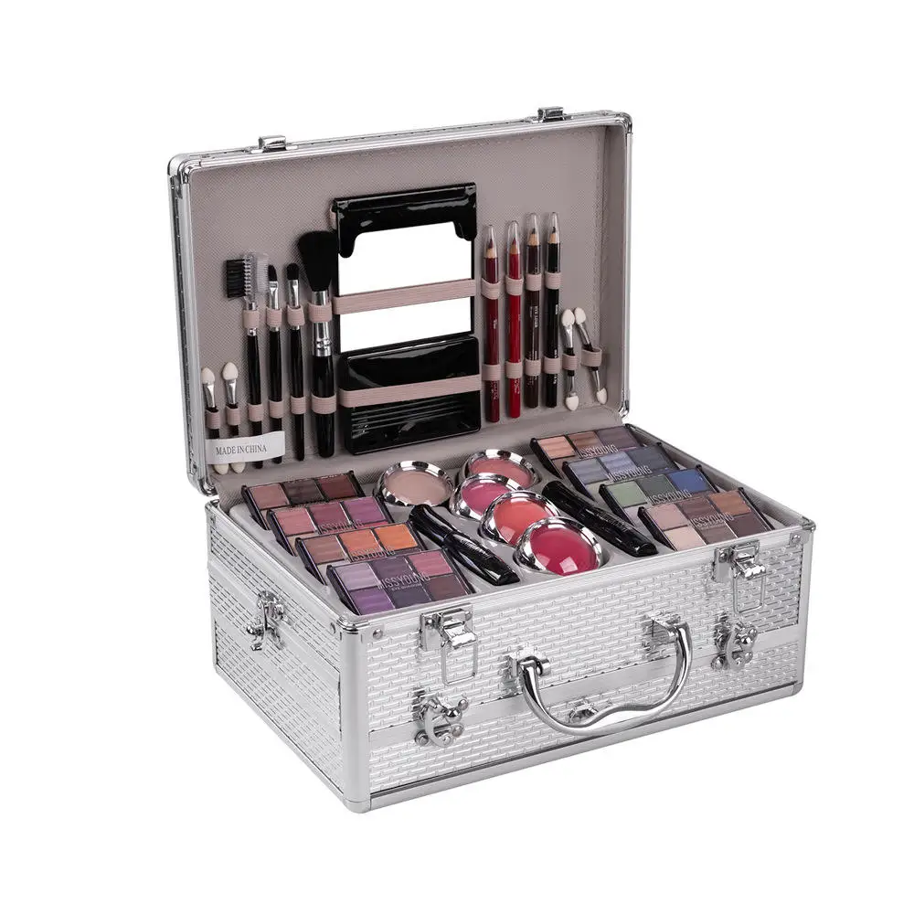 Professionals Full Eye Lips Makeup And Tools Set Vanity Table Set ...