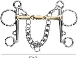 Stainless Steel Cheek Horse Bit Horse Racing Bits Equestrian Products ...