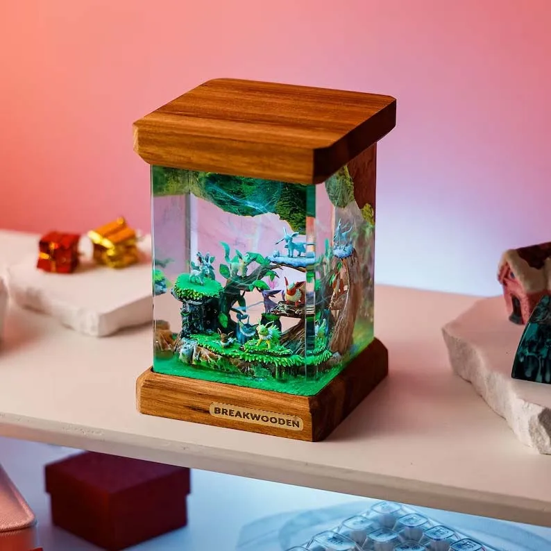 Po.ke.mon epoxy lamp, epoxy resin lamp, Custom Epoxy Resin Lamp, Resin ...