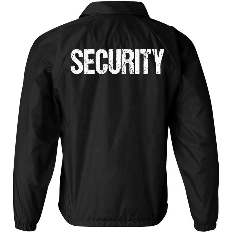 Wholesale Reflective Logo Security Guard Charger Jacket 100% Polyester ...