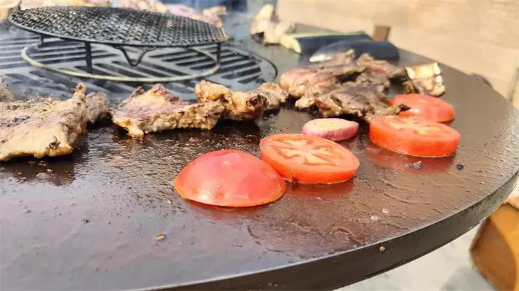 Outdoor Cooking BBQ Brazier Fireball Corten Steel Grill