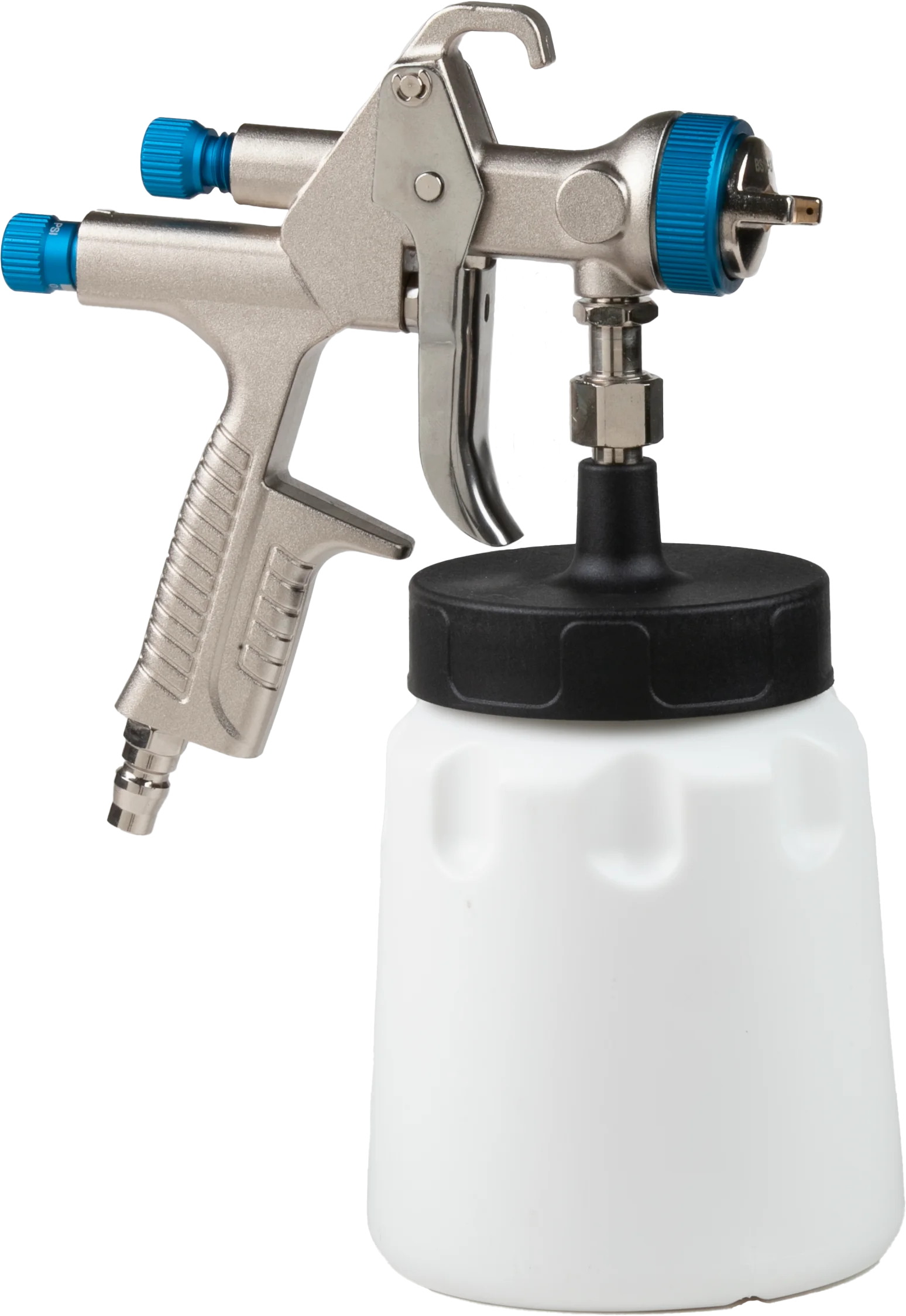 THB MP Suction Flow Cup Spray Gun 1000cc Paint Cup Aluminium-BS20 ...