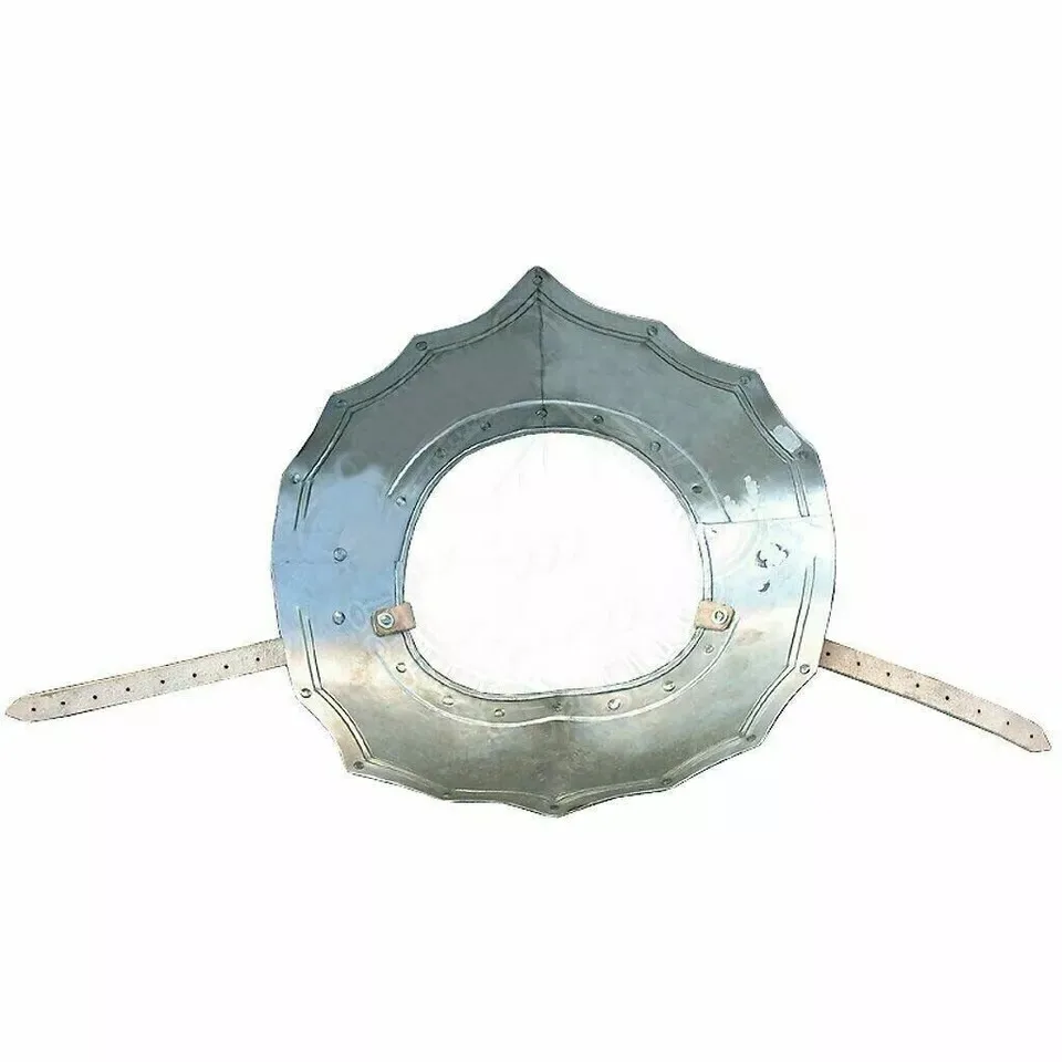 Authentic Antique Medieval Mild Steel Gorget Armor Set Handcrafted ...