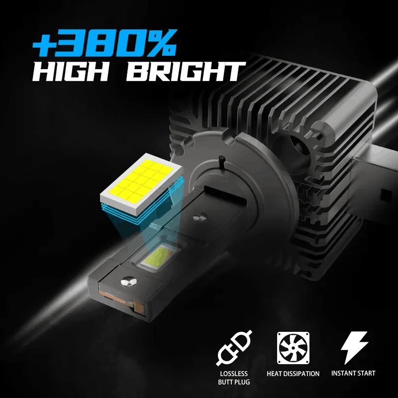 M30 LED Headlight Bulbs - High Power 70W 6000K Canbus